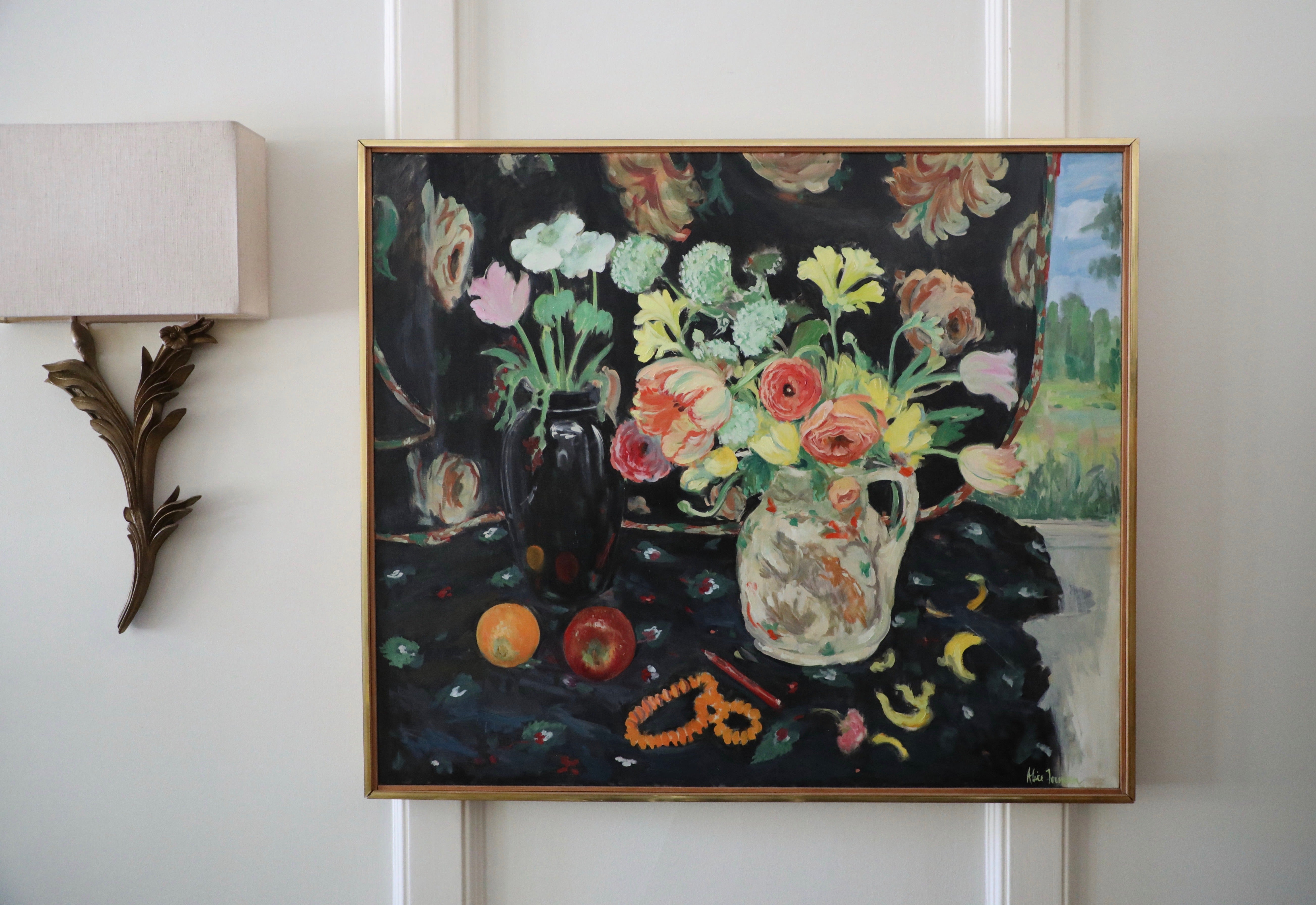 Alice Forman, Floral Still Life, Ranunculus – Tableau Art and Objects